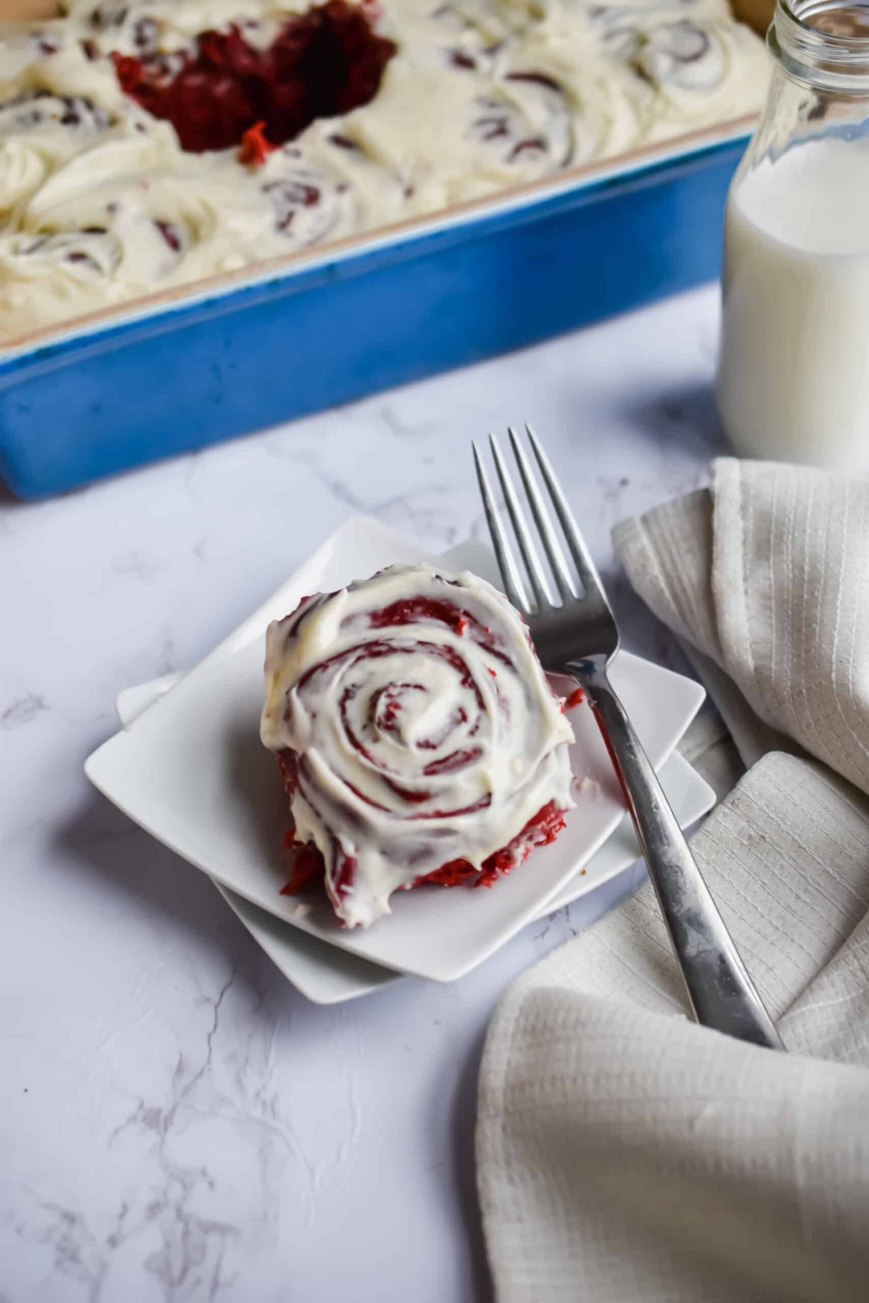Red Velvet Cinnamon Buns - Lynn's Way of Life - Lynn's Way of Life