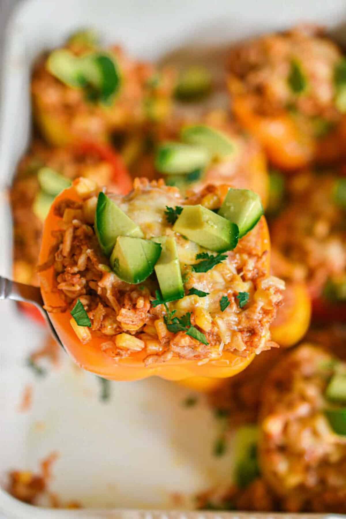 Taco Stuffed Peppers - Lynn's Way of Life