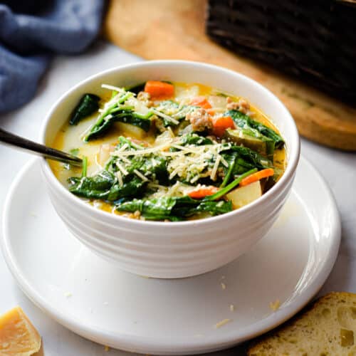 Instant Pot Zuppa Toscana {Sausage & Spinach Soup} - Lynn's Way of Life