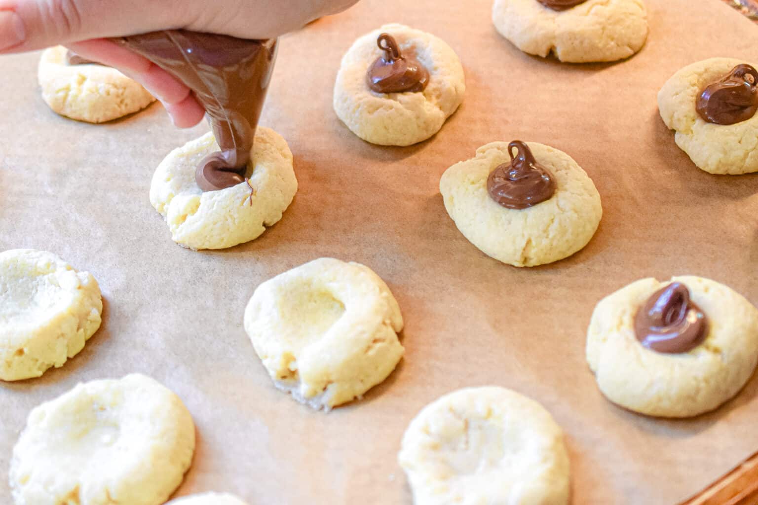 Chewy Nutella Thumbprint Cookies - Lynn's Way of Life