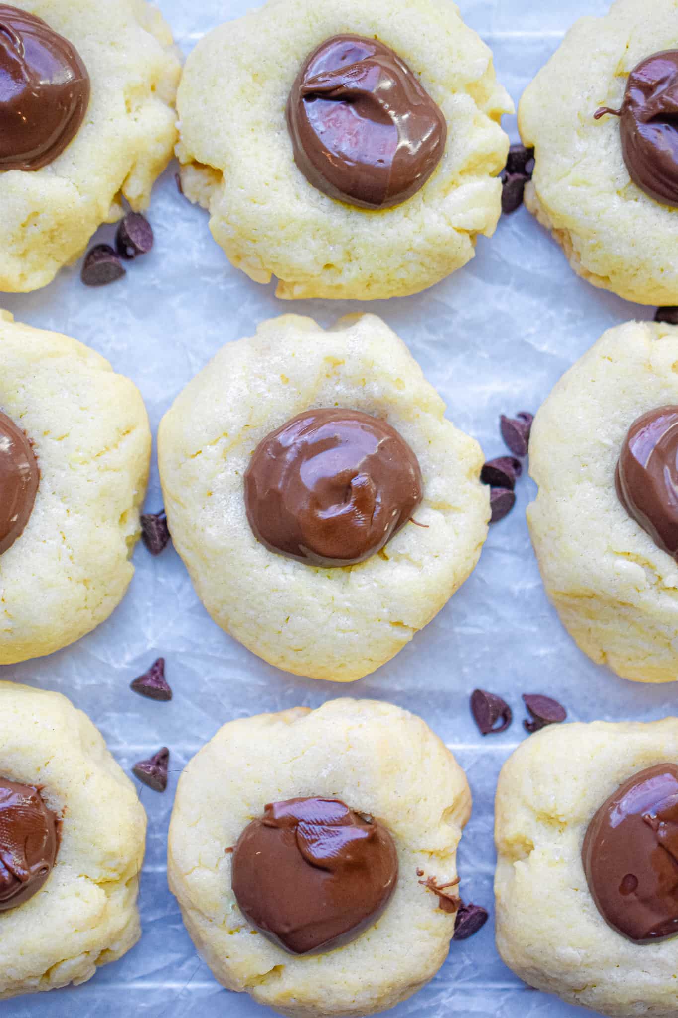 Chewy Nutella Thumbprint Cookies - Lynn's Way of Life