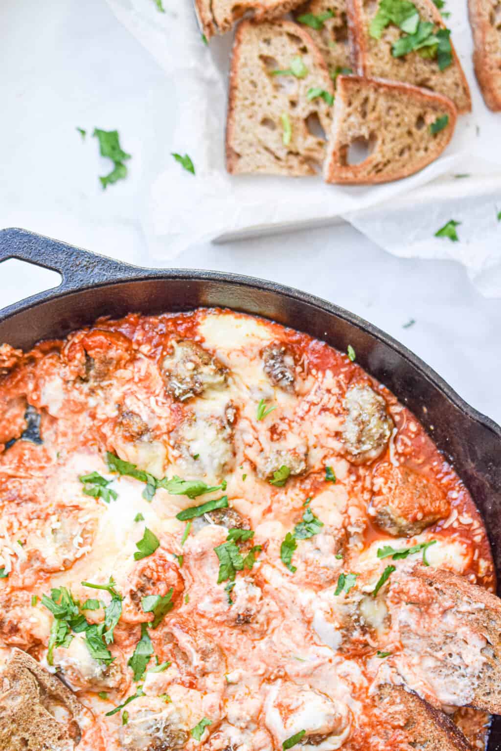 Cheesy Italian Meatball Sub Dip - Lynn's Way of Life