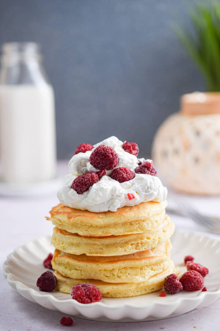 Fluffy Pancakes (With Self-Rising Flour!) - Lynn's Way of Life