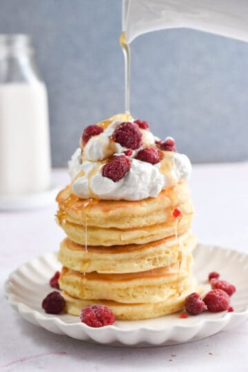 Fluffy Pancakes {With Self-Rising Flour!} - Lynn's Way of Life