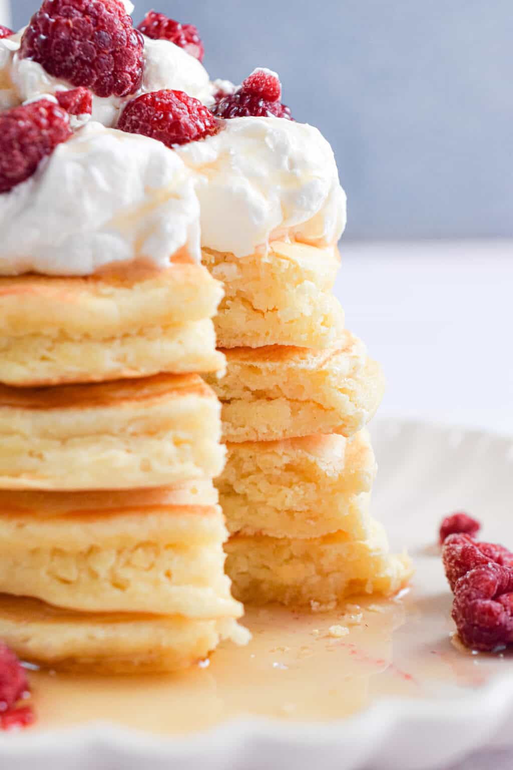 Fluffy Pancakes (With Self-Rising Flour!) - Lynn's Way of Life