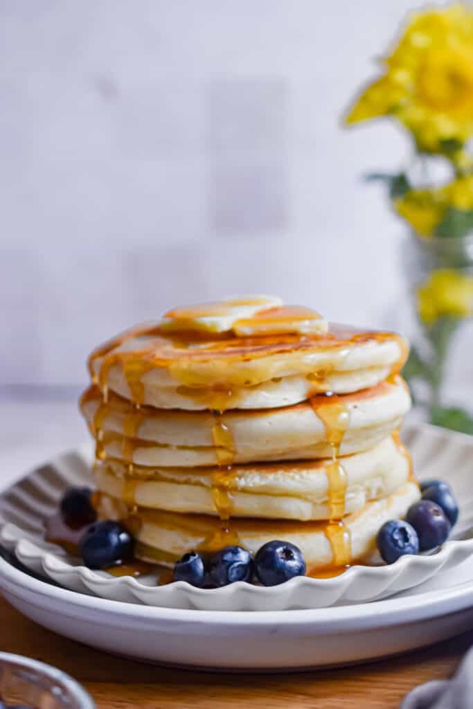 Fluffy Pancakes with Cake Flour - Lynn's Way of Life