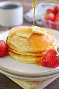 Pancake Recipe For One (Easy and Fluffy!) - Lynn's Way of Life