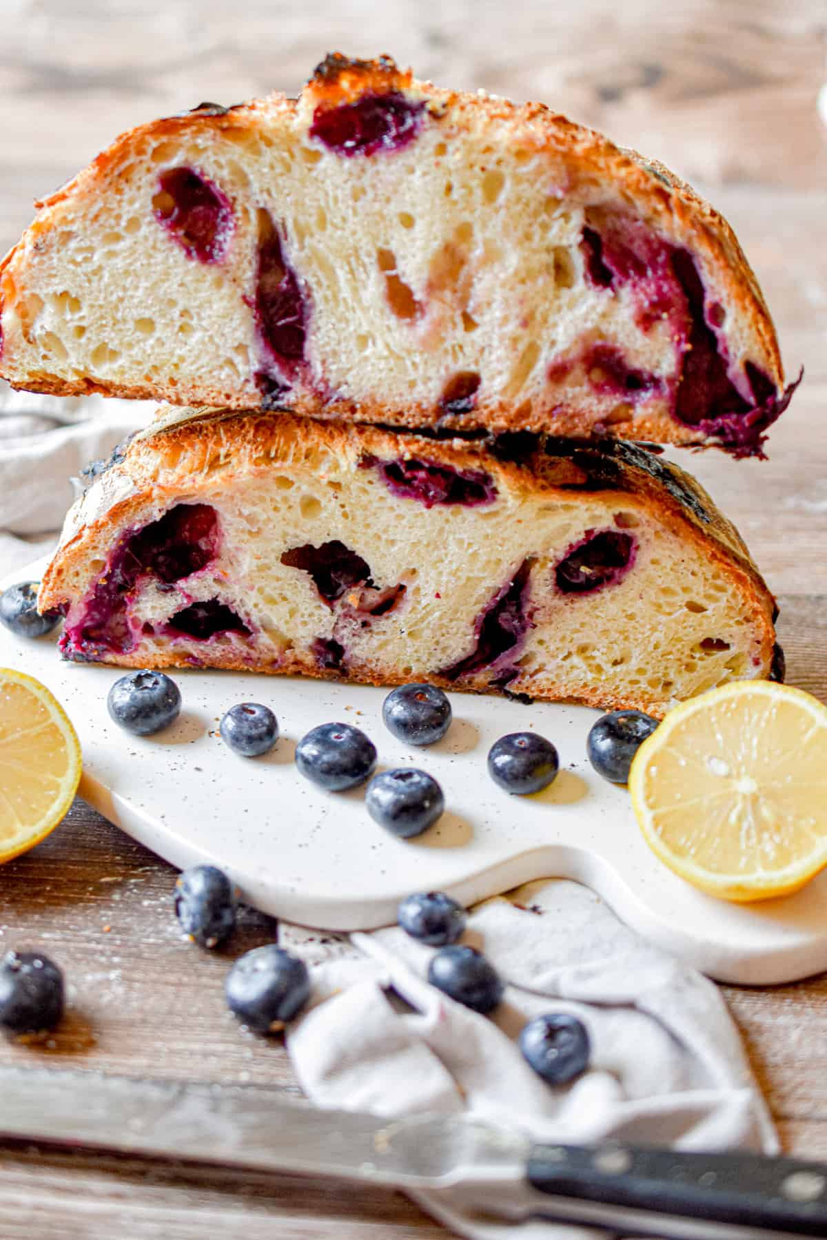 Blueberry Sourdough Bread (With Lemon Zest) - Lynn's Way of Life