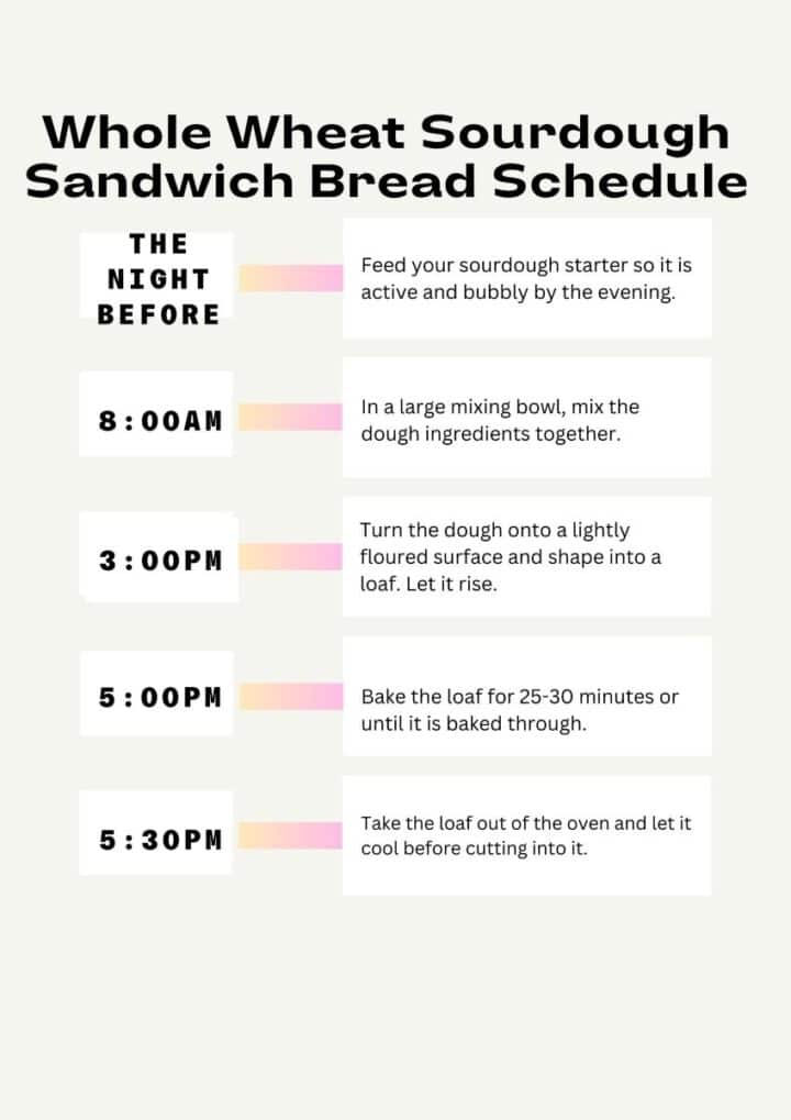 Whole Wheat Sourdough Sandwich Bread - Lynn's Way of Life